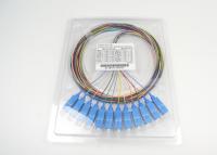 China 12 Cores SC Singlemode Optical Fiber Patch Cord For Optical Test Equipment for sale