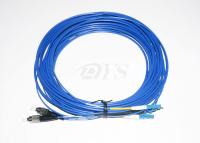 China Low Insertion Loss Value Optical Fiber Patch Cord FC - LC Duplex For Local Area Networks for sale