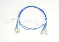 China FC to FC duplex Blue Optical Fiber Patch Cord for sale