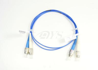China FC to FC duplex Blue Optical Fiber Patch Cord for sale