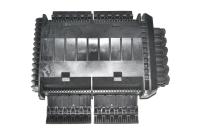 China 24-120 Fiber Optic Splice Closure , Mechanical Fiber Splice Enclosure Clip Quick Opening for sale