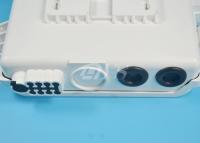 China White Outdoor Fiber Optic Terminal Box 8 Port PLC Splitter FTTH Box Wall Mounted for sale