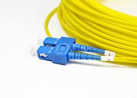 China 2core uniboot LC-SC G657A1 Optical Fiber Patch Cord Indoor pre- terminated cable for sale