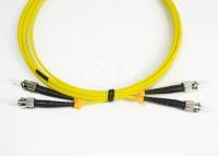China ST Low Insertion Loss Fiber Optic Patch Cord For Telecom / CATV Systems for sale