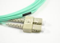China SC - SC Duplex  High Fiber Density Optical Fiber Patch Cord for sale