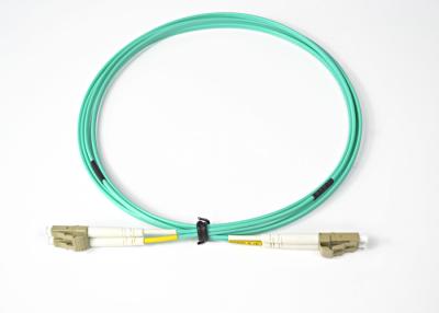 China LC-LC Duplex Configuration Singlemode Optical Fiber Patch Cord With ANSI, IEC Standards for sale