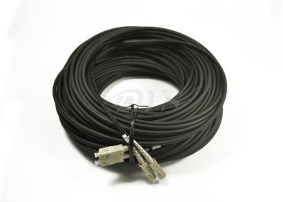 China 4.8mm SC - SC Multimode Optical Fiber Patch Cord for sale