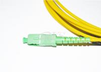 China 1 Fiber Single - Tube Outdoor Jumper Fiber Optic Cable Assembly H Optic Connector for sale