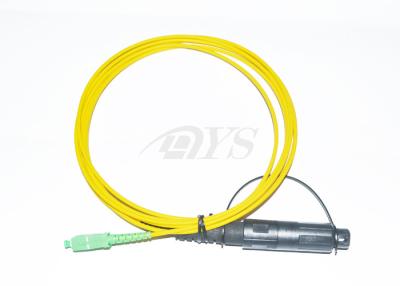 China 1 Fiber Single - Tube Outdoor Jumper Fiber Optic Cable Assembly H Optic Connector for sale
