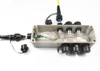China Multi Port Fiber Optic Terminal Box , Odva Fiber Optic Junction Box ABS Material for sale