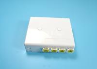 China FTTH - 019 4 Ports FTTH Fiber Optic Terminal Box With SC Shutter Adapter for sale