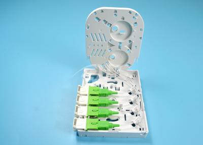 China FTTH - 019 4 Ports FTTH Fiber Optic Terminal Box With SC Shutter Adapter for sale