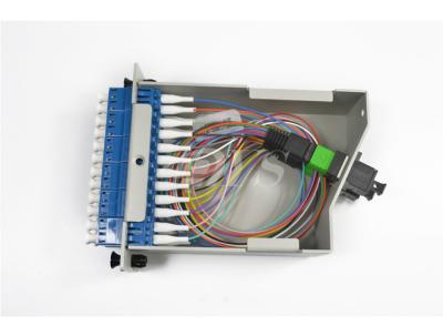 China 24 Cores Fiber Optic Patchcord MPO / MTP Cassette 6.0mm Fiber Jacket 50db Return Loss for sale