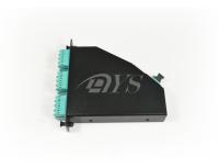 China LGX 24 Cores LC- MTP/MPO OM3 Optical Fiber Moudle With ISO9001 Certification for sale