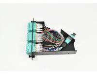 China LGX 24 Cores LC- MTP/MPO OM3 Optical Fiber Moudle With ISO9001 Certification for sale
