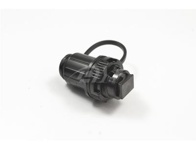 China ISO Black Mini SC / APC Fiber Optic Adapter 0.2db Inserion Loss IP65 ISO Certificated for sale