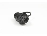 China ISO Black Mini SC / APC Fiber Optic Adapter 0.2db Inserion Loss IP65 ISO Certificated for sale