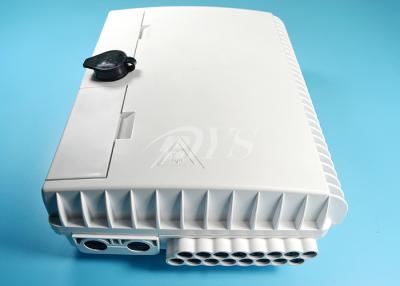 China 16 Core Outdoor Waterproof Fiber Optic Distribution Box / Closure Pc Material for sale