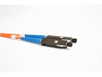 China SC-MU Optical Fiber Patch Cord / Fiber Optic Jumper , High Density for sale