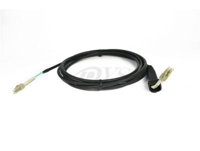China Multimode Duplex Fiber Optic Cable Assemblies 90 Degree NSN-LC/UPC For Broadcast for sale