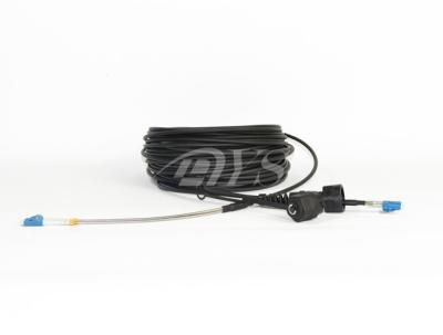 China Professional DYS / OEM LC Armored Fiber Optic Cable Assemblies for sale