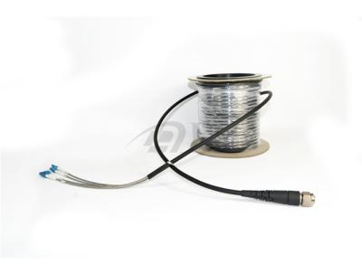 China 4 Core Male Fiber Optic Cable Assemblies / Outdoor Cable Assembly for sale