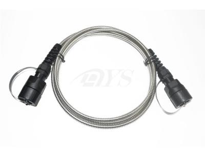 China Waterproof Odva/MPO IP65 6.8mm Armored Patchcord for sale