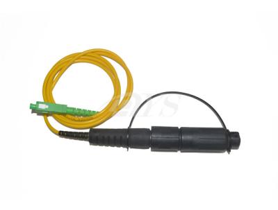 China Single Tube Fiber Optic Ethernet Cable 1 Fiber OptiTap To SC/APC Jumper Cord for sale