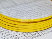 China MTP F - LC 8 Core Optical Fiber Patch Cord 6m Round LSZH Jacket For Warehouses for sale