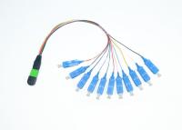China Elite - SC MPO/MTP Single Mode Fan Out Cable Assembly PC Polish for sale