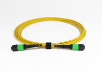 China 24 Core MPO/MTP 3.0mm 3M Cable Optical Fiber Patch Cord Round Fiber Cable Type for sale