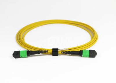 China 24 Core MPO/MTP 3.0mm 3M Cable Optical Fiber Patch Cord Round Fiber Cable Type for sale