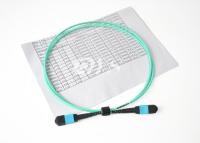 China 24 Core OM3 MPO TO MTP Connector Patch Cord / MTP Optical Connector for sale