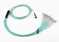 China MPO- LC 24 Core fiber optic fanout patchcord for sale