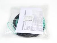China Fiber Optical OM3 MPO/MTP Patch Cord Round Fiber Cable With Pulling Eye / Socket for sale