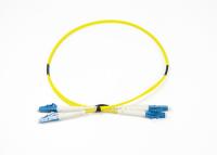China Fiber Optic Pink LC-LC Duplex Patch Cord 3 Meters / Fiber Optic Jumper for sale