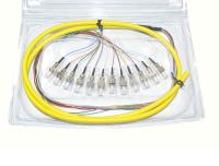 China Bunch Fan-out Pigtail 12 Color Bunch Fiber Optic FC Pigtail for sale