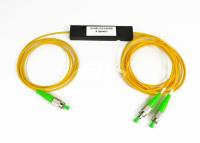 China Fiber Optical With FC /APC Connector 1x2 FBT Splitter Coupler for sale