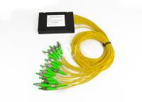 China FC / APC Connector Optical Fiber Splitter 1x16 Way PLC With ROHS Certifaction for sale
