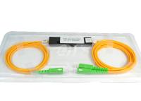 China 1×2 SC/APC single mode dual window FBT couplers for sale