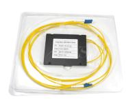 China Fiber Optical With LC/UPC Connector 1X2 Optical Fiber PLC Splitters for sale