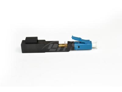 China Singlemode LC / PC Optical Fiber Connectors , SM Blue House Fast Connector for sale
