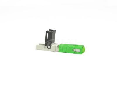 China SC APC Low Insertion Optical Fiber Connectors For Telecom Network for sale