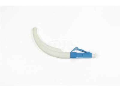 China LC Singlemode Optical Fiber Connectors With 90 Degree Boots For Optical Test Equipment for sale