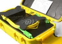 China Black / Yellow OTDR Launch cable Fiber Optic Terminal box For CATV for sale