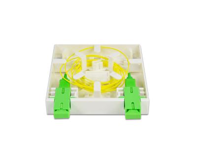 China FTTH 2 Ports Mini Fiber Termination Box For Fiber to Building for sale