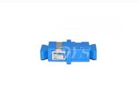 China SC Singlemode Simplex Fiber Optic Adapter Blue for sale