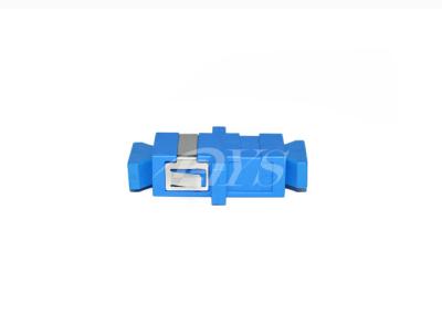 China SC Singlemode Simplex Fiber Optic Adapter Blue for sale