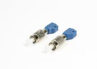 China LC - FC Simplex Bule Fiber Optical Adapter Plastic / Metal With Ceramic Sleeve for sale