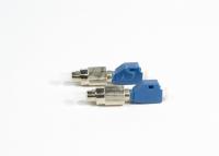 China LC - FC Simplex Bule Fiber Optical Adapter Plastic / Metal With Ceramic Sleeve for sale